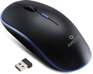 AMKETTE HushPro Air Slim and Silent Wireless Ambidextrous Optical Mouse ...