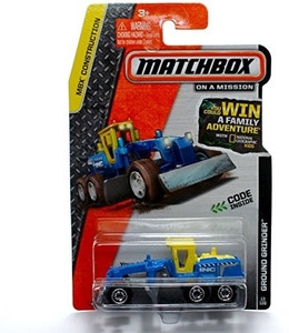MATCHBOX GROUND GRINDER (BLUE) 2014 MBX CONSTRUCTION 1:64 Scale Basic ...