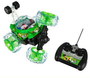 arya enterprise 3D Wireless Rechargeable Ben 10 Stunt Car with Remote ...