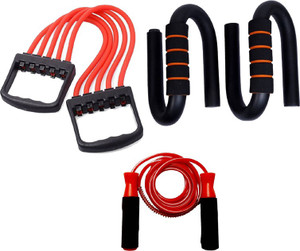 L'AVENIR Sports & Fitness combo of Chest Expander, Dip Stand & Jump ...