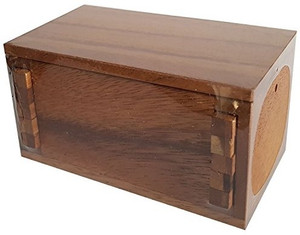 Creative Crafthouse Secret Lock Box Wood Brain Teaser Puzzle - Unique ...