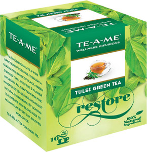 TE-A-ME Natural Tulsi Green Tea Bags Box Price in India - Buy TE-A-ME ...