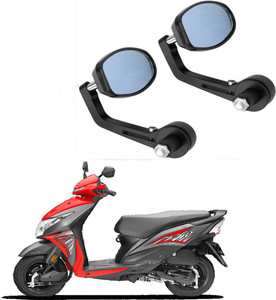 RWT Manual Rear View Mirror, Dual Mirror, Driver Side For Honda Dio ...