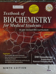 Textbook of Biochemistry for Medical Students: Buy Textbook of ...