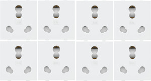 ANCHOR ROMA WHITE, 20 & 10A, TWIN SOCKET(HEAVY DUTY) 20 A Three Pin ...