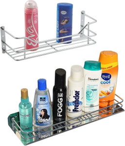 KEEPWELL Stainless Steel 12 Inch Sheet & Wire Perfume Rack (Pack of 2 ...