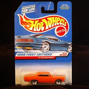 HOT WHEELS 1998 First Editions 164 DieCast 1970 Roadrunner 17 of 40 ...