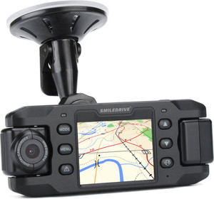 Smiledrive ar Dash Cam DVR with Dual 180Â° rotating lens 1080p Reverse ...