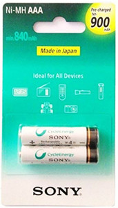 SONY AAA 900 mAh Rechargeable (Pre-Charged) Battery - SONY : Flipkart.com