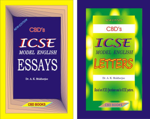 CBD's ICSE Model English ESSAYS / LETTERS - New Edition - Set Of 2 ...