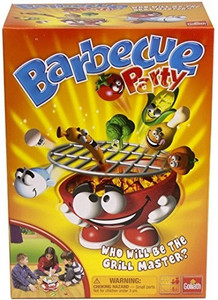 Goliath Games Barbecue Party Game Put Food on the BBQ Grill Before it ...
