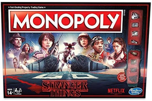 Monopoly Stranger Things Edition Party & Fun Games Board Game ...