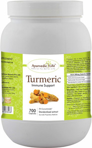 Ayurvedic Life Turmeric 700 Capsules Value Pack Price in India - Buy ...