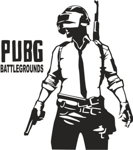 Stickers Mart PUBG Bettleground Decorative vinyl wall stiker Medium ...