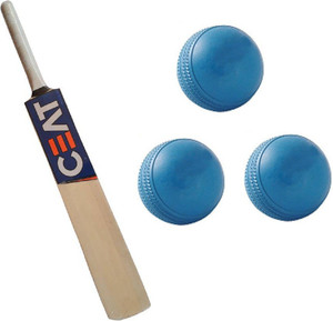 CEAT NEW TANNIS POPULER CRICKET BAT & BALL COMBO (BAT+3JUMPER BALL ...