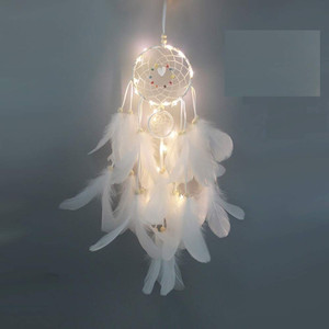 Grab Classy Dream catcher with lights White Wool Dream Catcher Price in ...