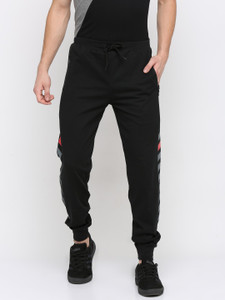 Bullmer Striped Men Black Track Pants - Buy Bullmer Striped Men Black ...