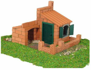 Teifoc House / Water Mill Brick Construction Set - 110 Pc. - House ...