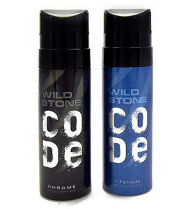 Wild Stone Code Chrome & Titanium Body Mist - For Men - Price in India ...