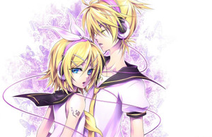 Athah Anime Vocaloid Girl Boy Headphones Rin Kagamine Len Kagamine 13* ...