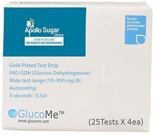 APOLLO SUGAR ASCLGLS200 200 Glucometer Strips Price in India - Buy ...