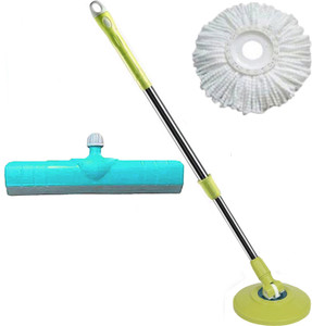 V-MOP Rod Mop Stick - 360 Degree Rotating Mop Rod Easy to add for other ...