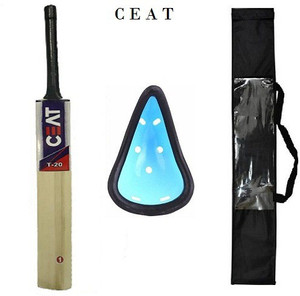 CEAT SRS NEW T-20 TANNIS POPULER WILLOW CRICKET BAT COMBO Cricket Kit ...