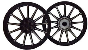 Bullet King Bullet 350 Bike Alloy Wheel 1 Front, Rear Alloy Aluminium ...