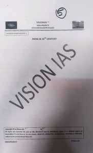 Vision IAS Modern Indian History : India in 18th Century: Buy Vision ...