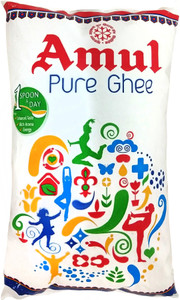 Amul Pure Ghee Ghee Pouch Price in India - Buy Amul Pure Ghee Ghee ...