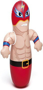 SHREEJI GIFT Wrestler Hit Me Bop Bag Inflatable (Water Base) Inflatable ...