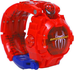 NV COLLECTION Kid Wrist Watch Transforming Spider Man Convert To ...