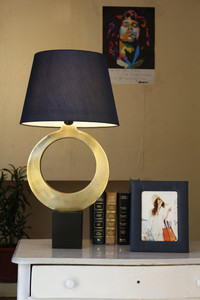 Anasa Golden Metal O shaped Lamp Table Lamp Price in India - Buy Anasa ...