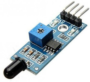 Ercoms Robotics Lab IR Flame Sensor Module Electronic Components ...