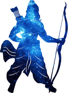 Impression Wall 61 cm Ram Bhagwan Self Adhesive Sticker Price in India ...