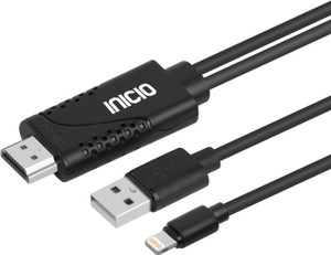 INICIO Lightning Cable 1.8 m 8 Pin Lightning To HDMI Cable Adapter ...