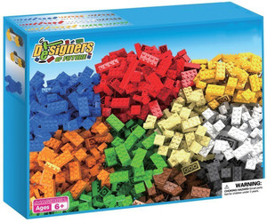 Lattice 550-Piece Building Blocks Construction Set (Multicolour) - 550 ...