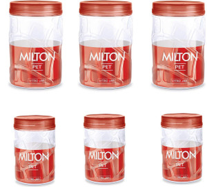 MILTON Plastic Grocery Container - 1800 ml, 1800 ml, 1800 ml, 1242 ml ...