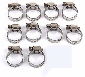 REHTRAD Adjustable Fuel Petrol Pipe Hose Clips Stainless Spring Clamp ...