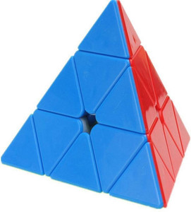 BHADIYADRA EMPIRE Super Smooth Sticker less Pyramid Speed Triangle Cube ...