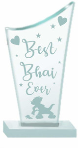 Paper Plane Design Gift for Brother Mementos and Trophy (Best Bro ...