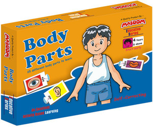 Kalia Recreations Body Parts Educational Board Games - Body Parts ...
