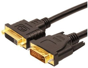 TECHGEAR DVI Cable 10 m DVI-D 24+1 Pin Male to DVI-D 24+1 Pin Female PC ...