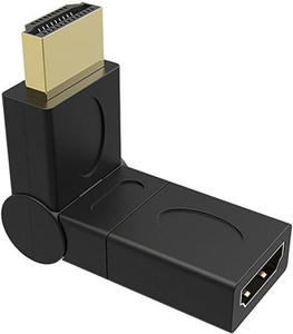 Teratech HDMI Adapter 0.06 m Gold Plated 90-180 Degree Flat and L Shape ...