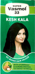 Super Vasmol 33 Kesh Kala Oil Based Hair Colour 50ml , Black - Price in ...