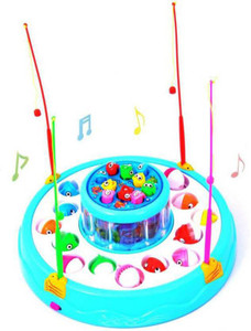 DMTE GoGo! Fishing With Playing Music Function Party & Fun Board Game ...