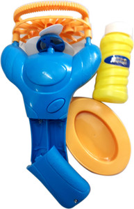 MAJESTIC BASKET Battery Operated Bubble Blowing Spinner Gun Cum Kid's ...