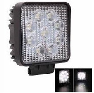 BLP 9 LED Fog Light - Square Shape Headlight Motorbike LED (12 V, 27 W ...