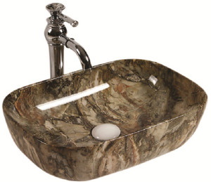 Joyo Cera Art Wash Basin Countertop, Tabletop Ceramic Bathroom Sink ...