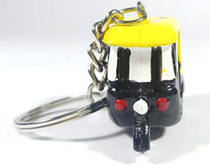 Mj Ragav PVC Auto Rickshaw Shape Rubber Keychain for Men/Women/Kids Key ...